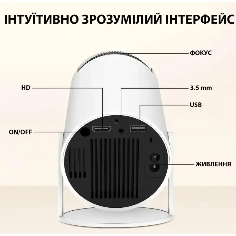 Проектор magicube, переносной поворотный мини домашний кинотеатр, 4к ...