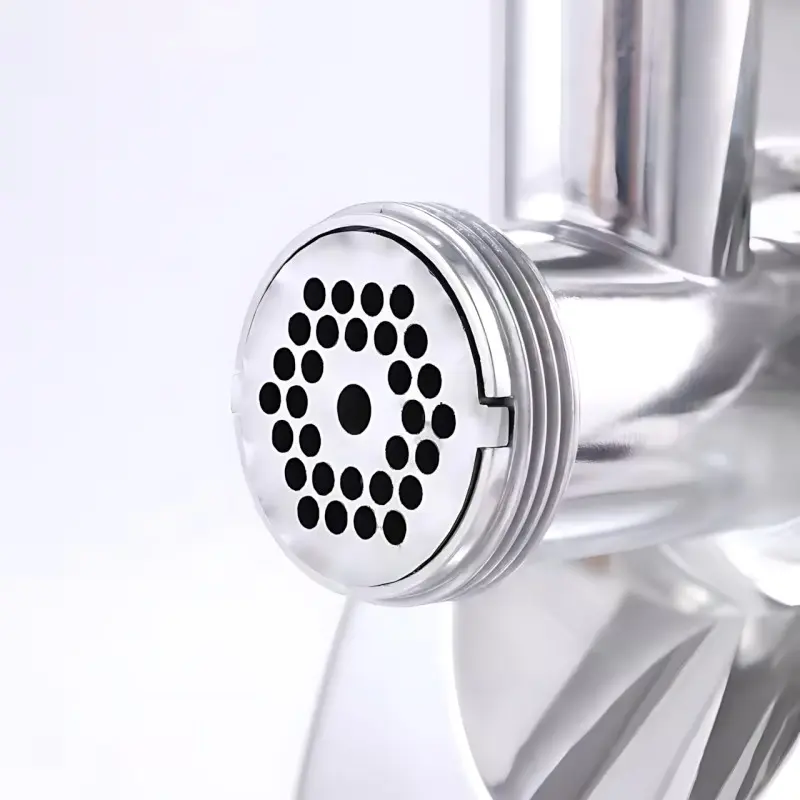 Мясорубка Rainberg RB-675, 3800 Вт, с насадками для сока, кеббе и 3 решетками, с функцией реверса