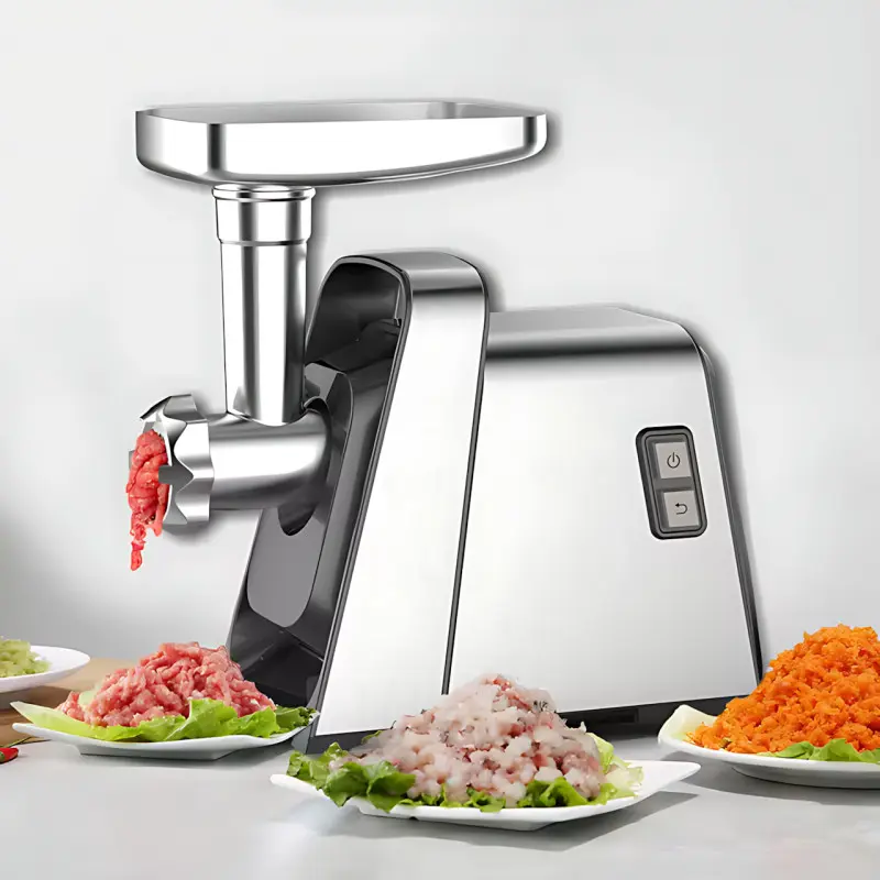 Электромясорубка Rainberg RB 2271 3000Вт, мясорубка с насадками для колбасы, терками