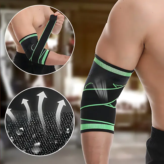 Эластичный бандаж на локоть, компрессионный налокотник Arm Support ...