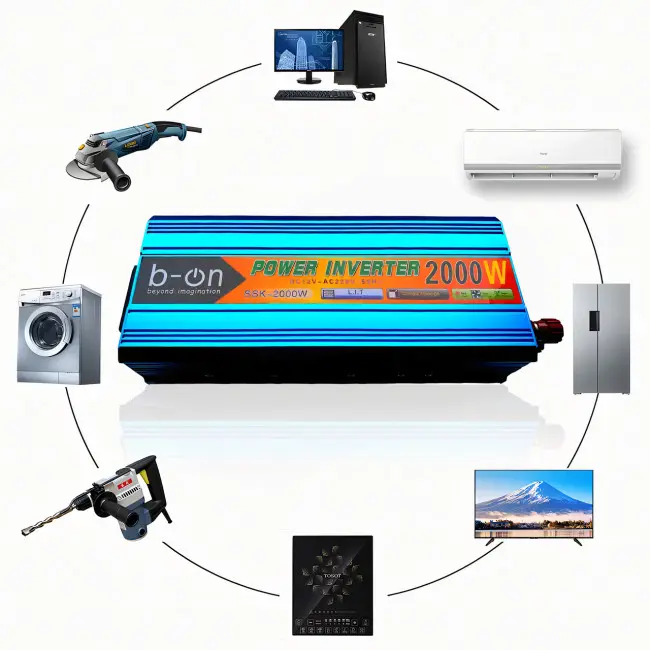 Автомобільний інвертор ssk 2000 W, power inverter SSK-2000w (12V-220V)