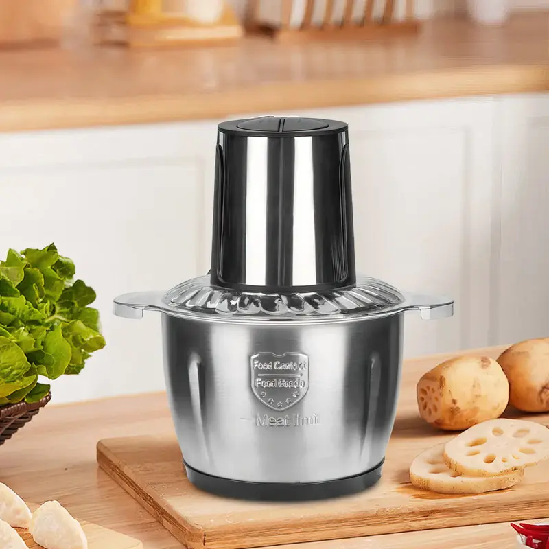 Универсальный кухонный измельчитель RAF R.7019, 1000 Вт, 2 л, мясорубка, комбайн, чоппер