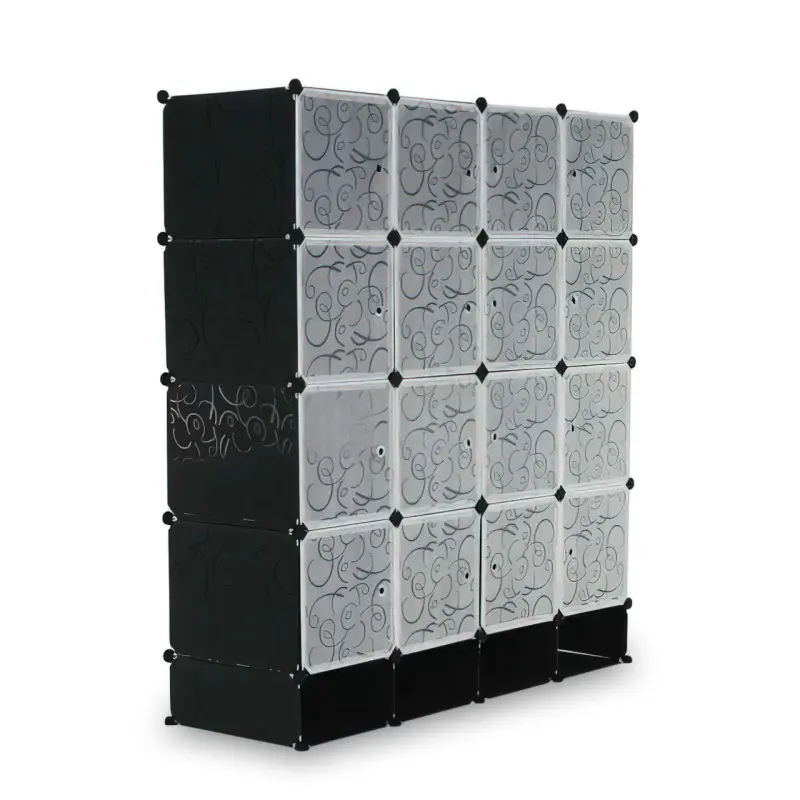 Пластиковый складной шкаф Storage Cube Cabinet MP-416-102A, 16 секций
